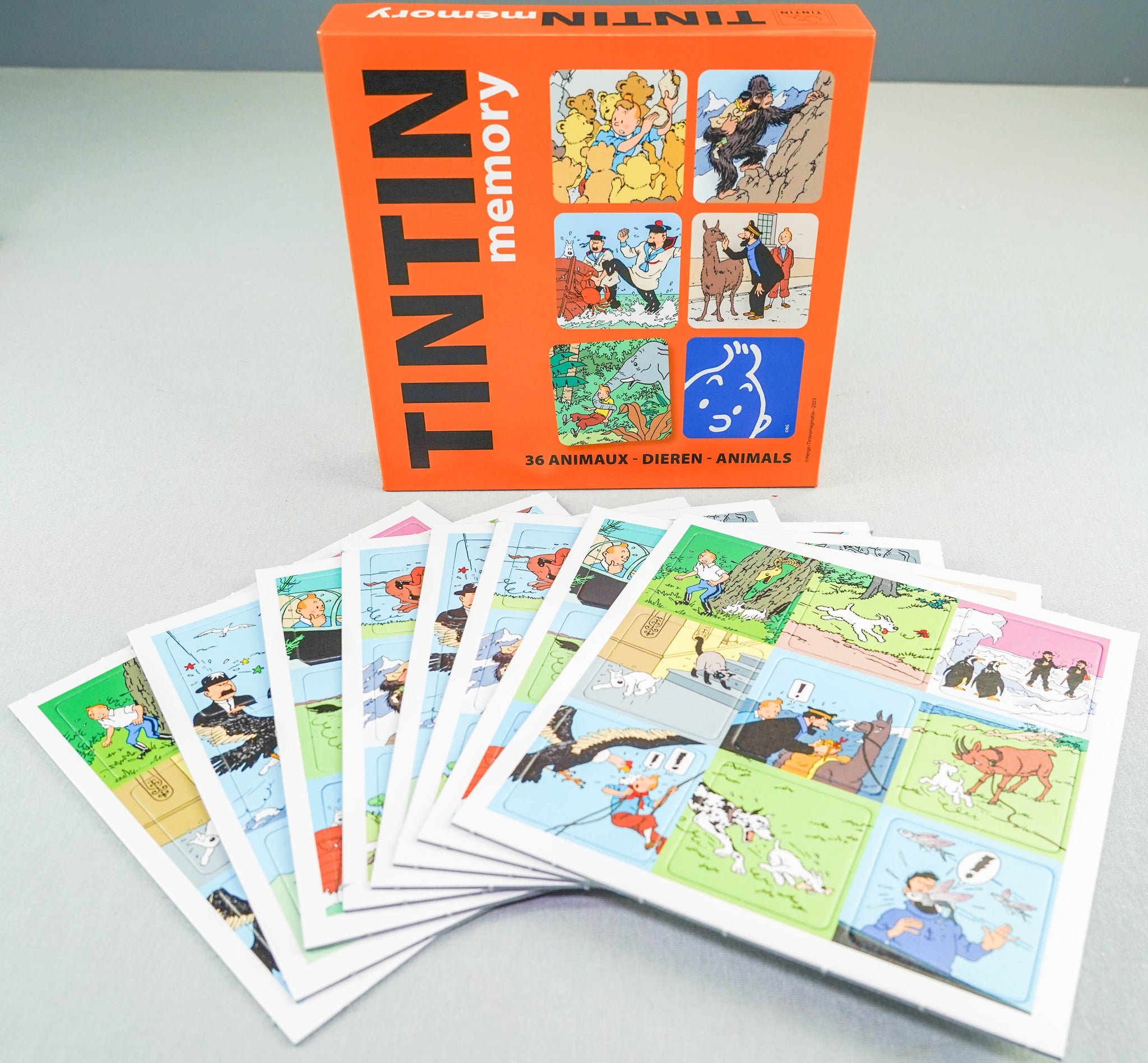 Tintin Moulinsart Memory Game Playing Cards: Animals Cards – EuroComiX